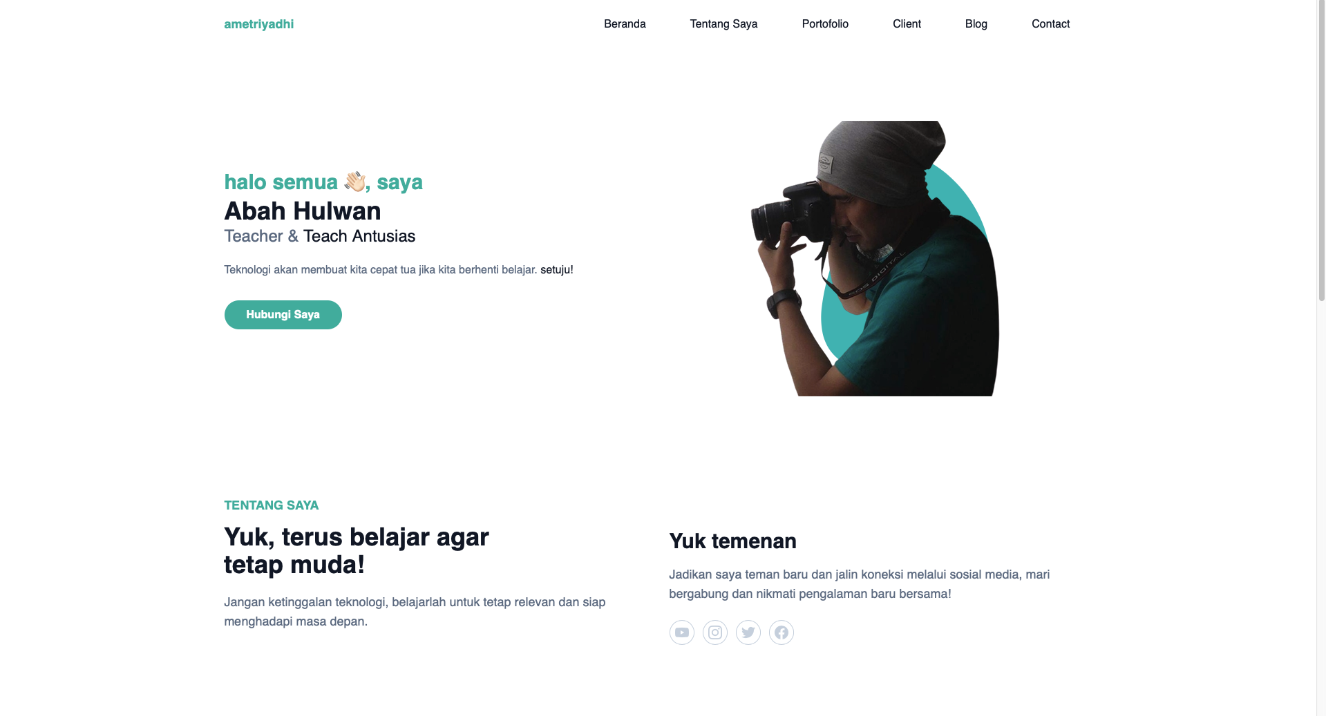 Portofolio Tailwindcss